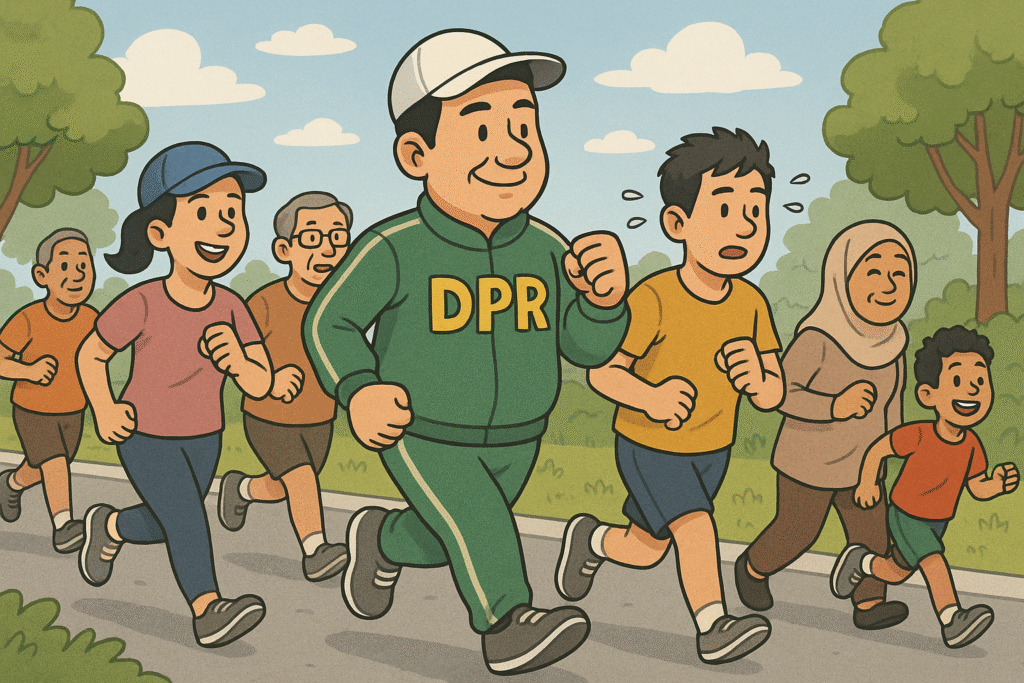 Anggota DPR Hobi Jogging: Lari dari Masalah atau Lari Bareng Rakyat ...